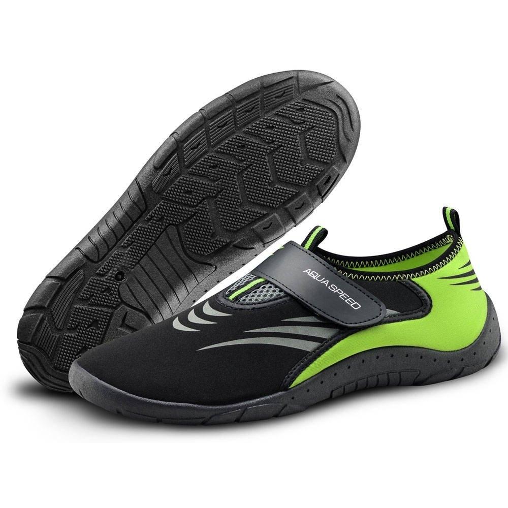 Aquaspeed - VELCRO Shoes - BLACK - Cozy Karma