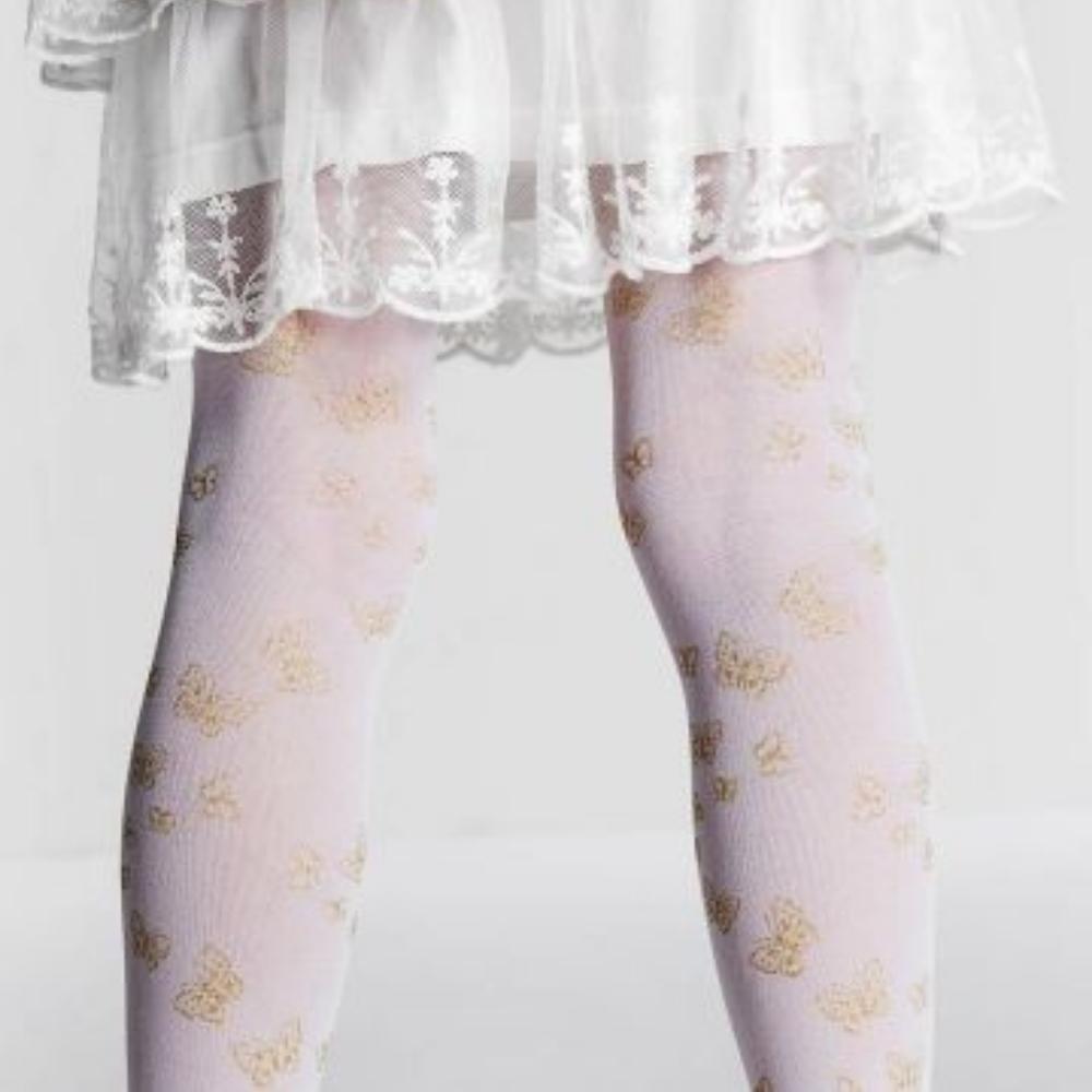 Franzoni ® - SHELLY Children's Tights WHITE - Size 1 - Cozy Karma